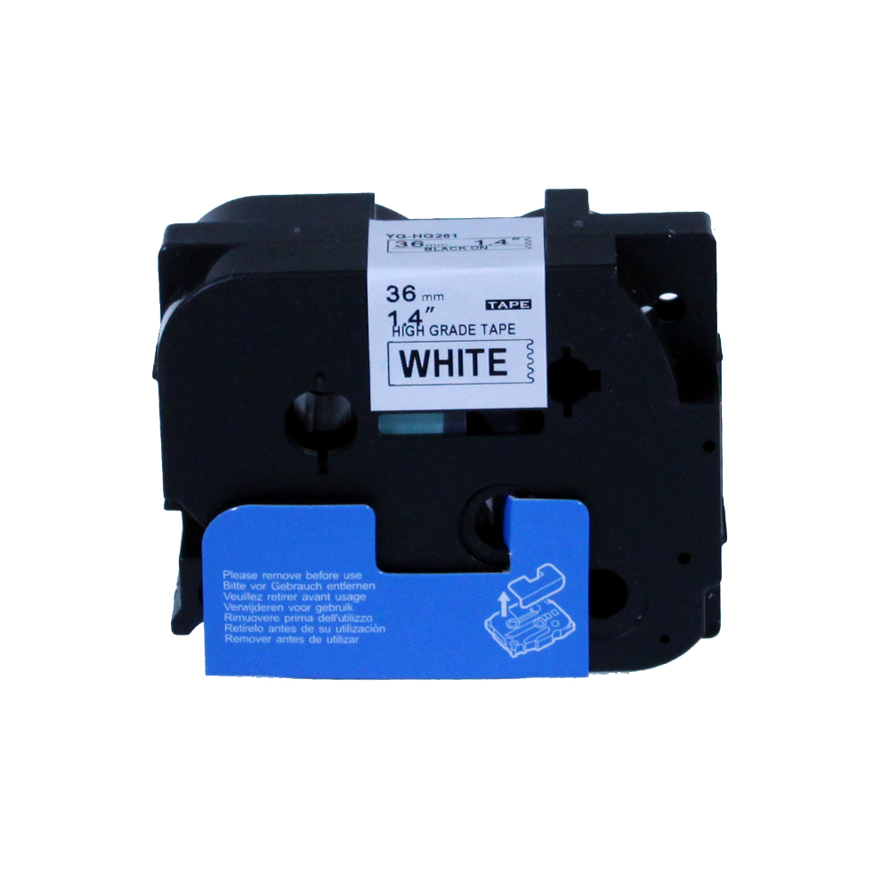 PRINTPEN BROTHER P-Touch HGE-261 BEYAZ ETIKETE SIYAH YÜKSEK ÇÖZÜNÜRLÜK ...